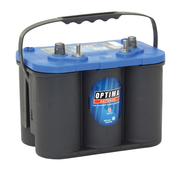 Optima Bluetop AGM Marine Boat Start Battery 34M – Marine & Sport Wānaka